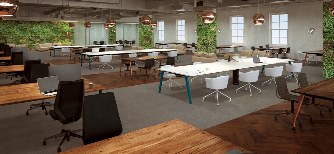 フリーアドレスデスクの選び方は？おすすめのデスクの種類と機能も紹介 | ソーシャルインテリア