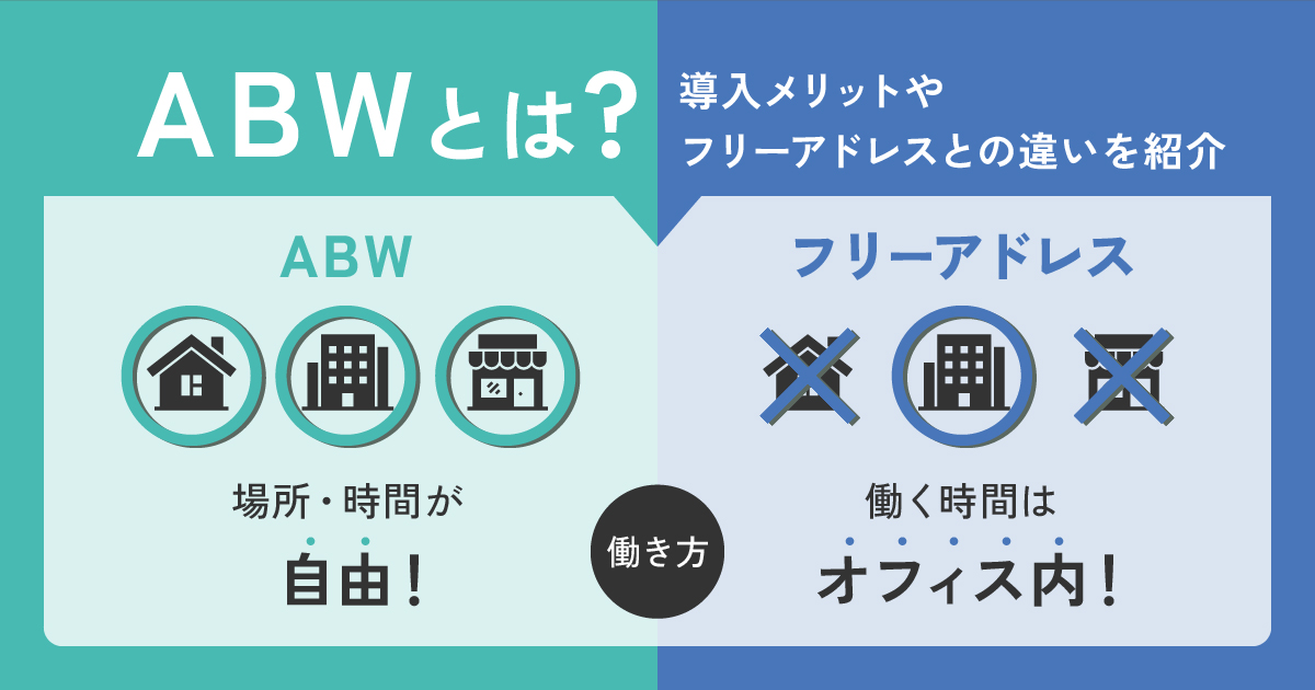 ABW（アクティビティ・ベースド・ワーキング）とは？導入メリットやフリーアドレスとの違いを紹介 | 株式会社ソーシャルインテリア